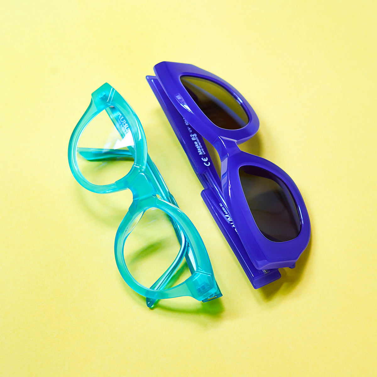 Bold and Bright Colourful Eyewear