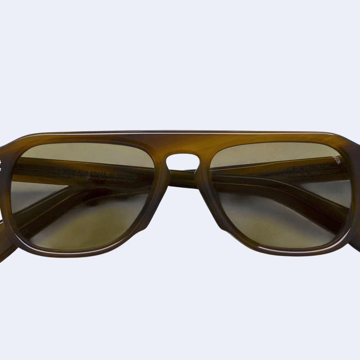 Cutler and Gross GR14 Aviator Sun (Mustard Horn)