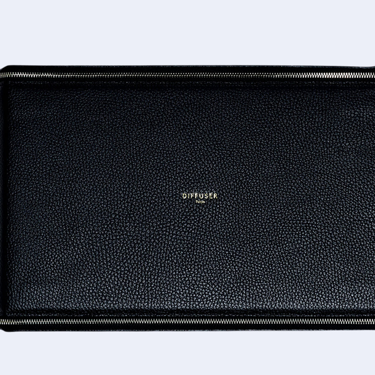 Diffuser Tokyo Parallelogram Prism Storage Box (Black & Camel)